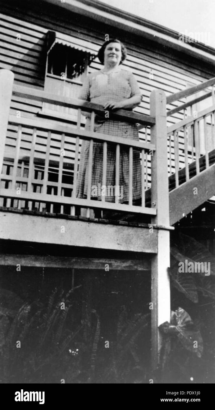 240 StateLibQld 1 170007 Hilda Mary Grehan at Shorncliffe, 1936 Stock ...