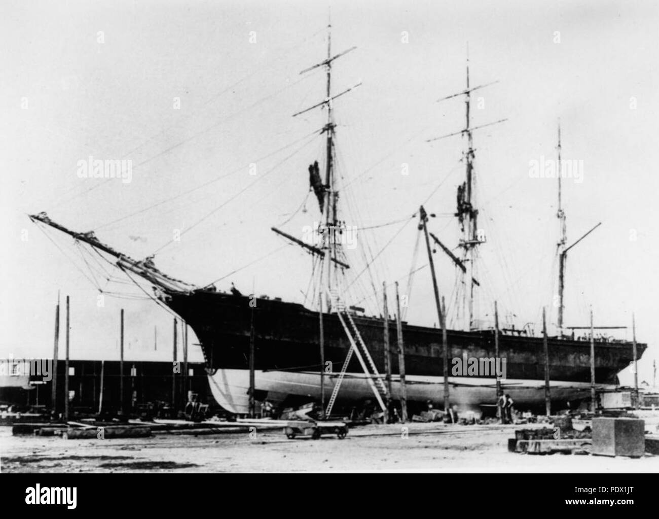 Blue transport ship Black and White Stock Photos & Images - Alamy
