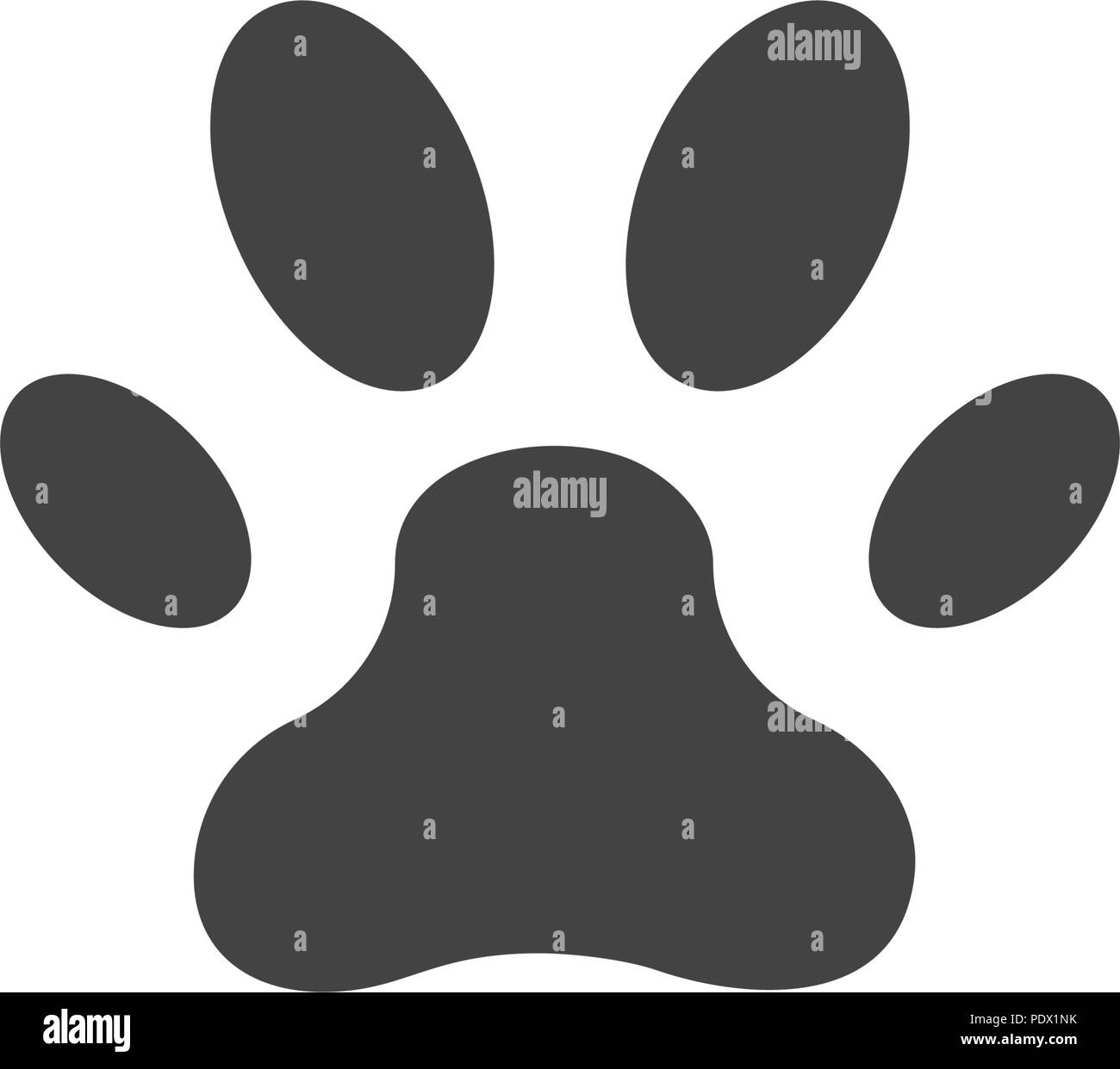 Paw icon vector illustration design logo template Stock Vector Image ...