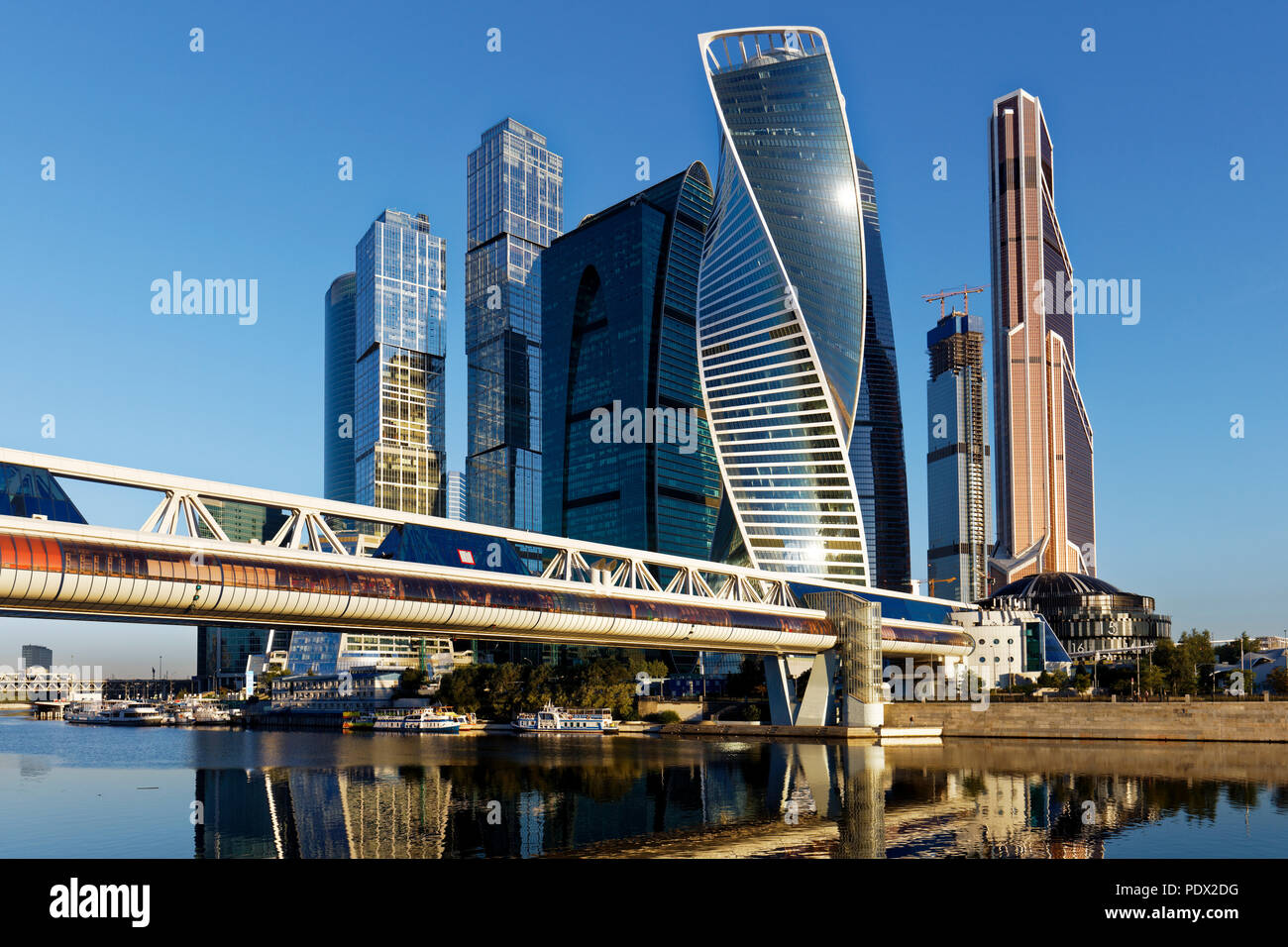 High rise buildings of Moscow International Business Centre (MIBC, or ...