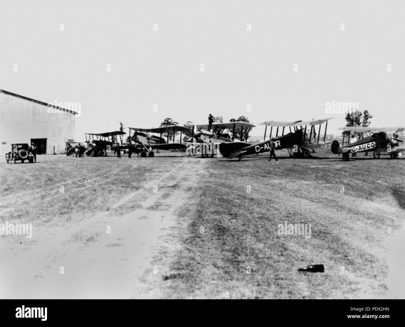 Derby airfield Black and White Stock Photos & Images - Alamy