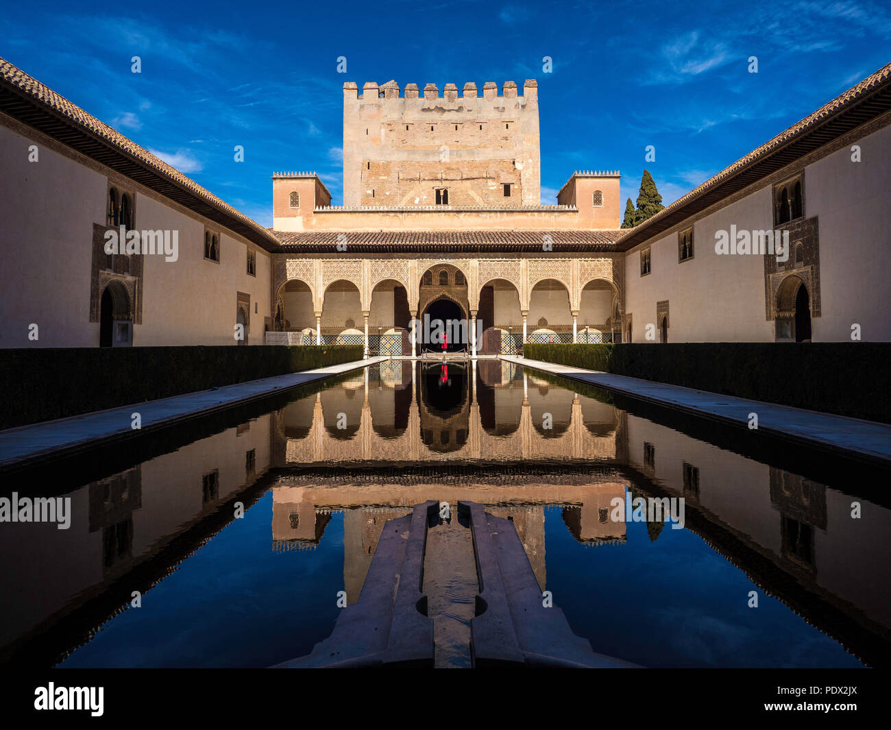 Beautiful architecture of Alhambra in Granada Spain Stock Photo - Alamy