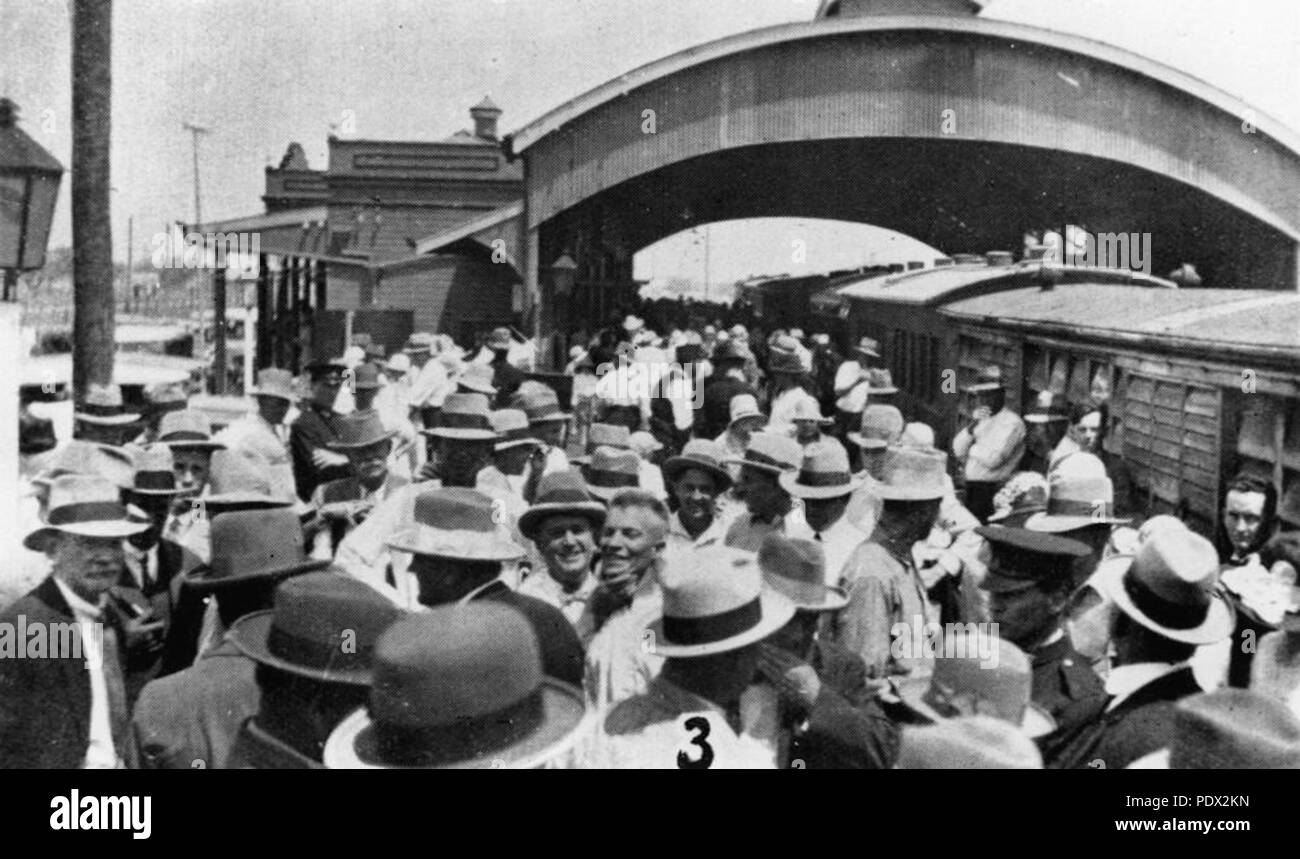 244 StateLibQld 1 182175 Opening of the Longreach to Winton railway ...