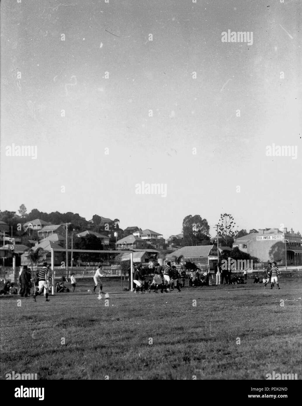 Youth sports game Black and White Stock Photos & Images - Alamy
