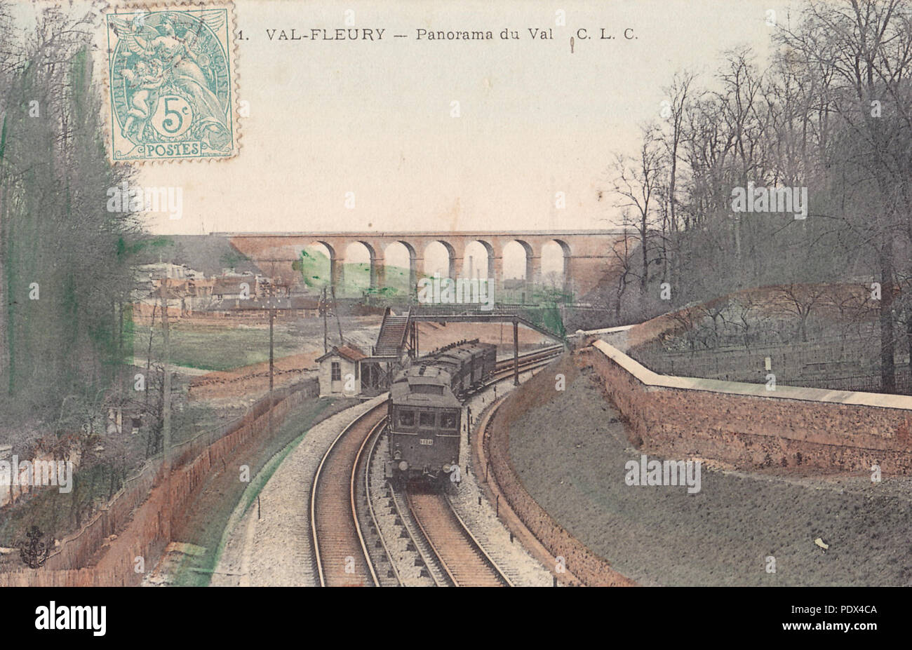 102 CLC 1 - VAL-FLEURY - Panorama du Val Stock Photo - Alamy