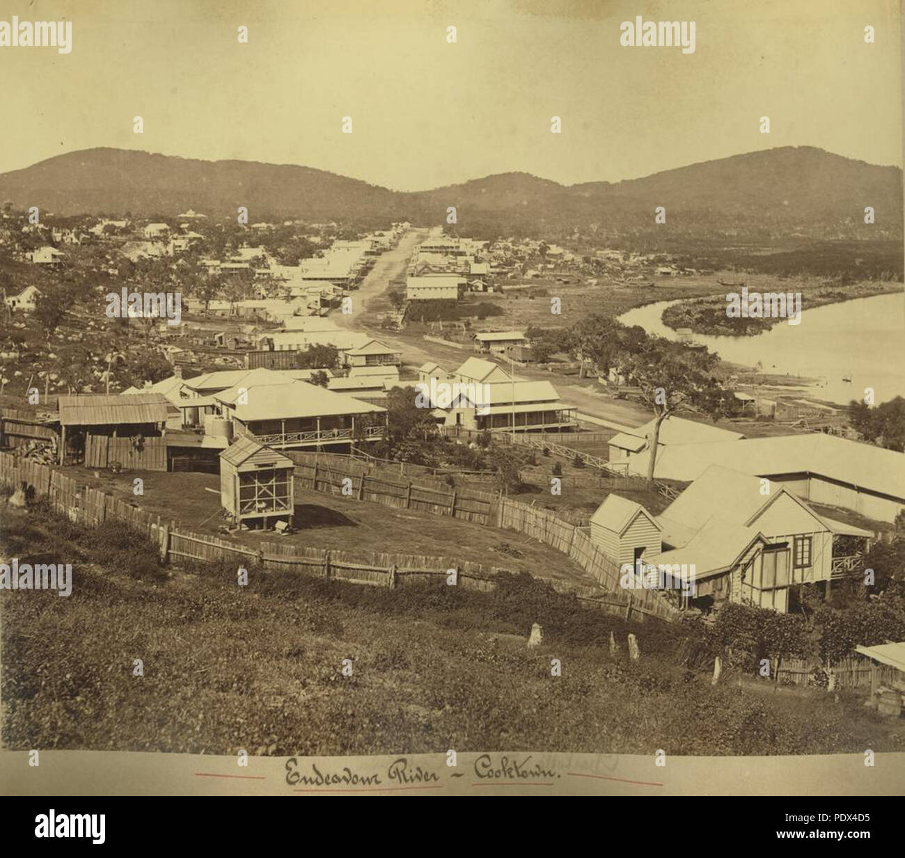 253 StateLibQld 1 234520 Endeavour River at Cooktown Stock Photo - Alamy