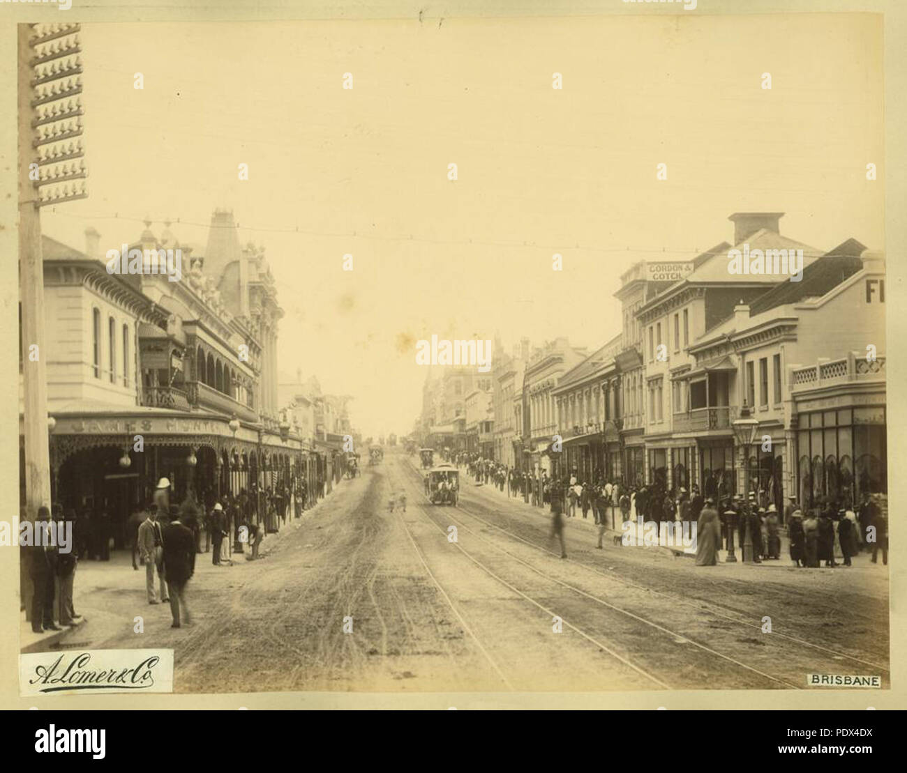 Brisbane busy street hi-res stock photography and images - Alamy