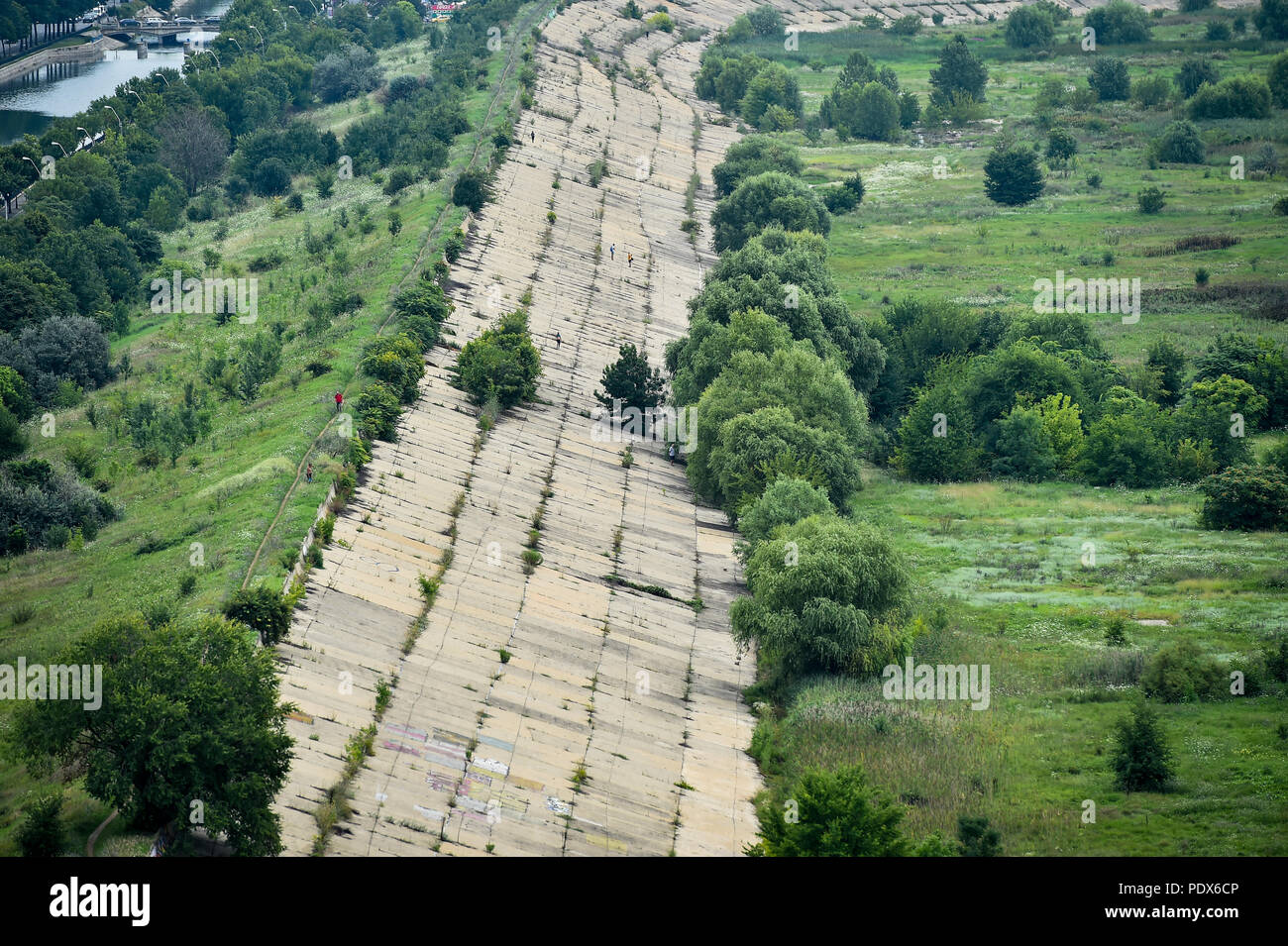Aerial view of the Vacaresti Nature Park in Bucharest Stock Photo - Alamy