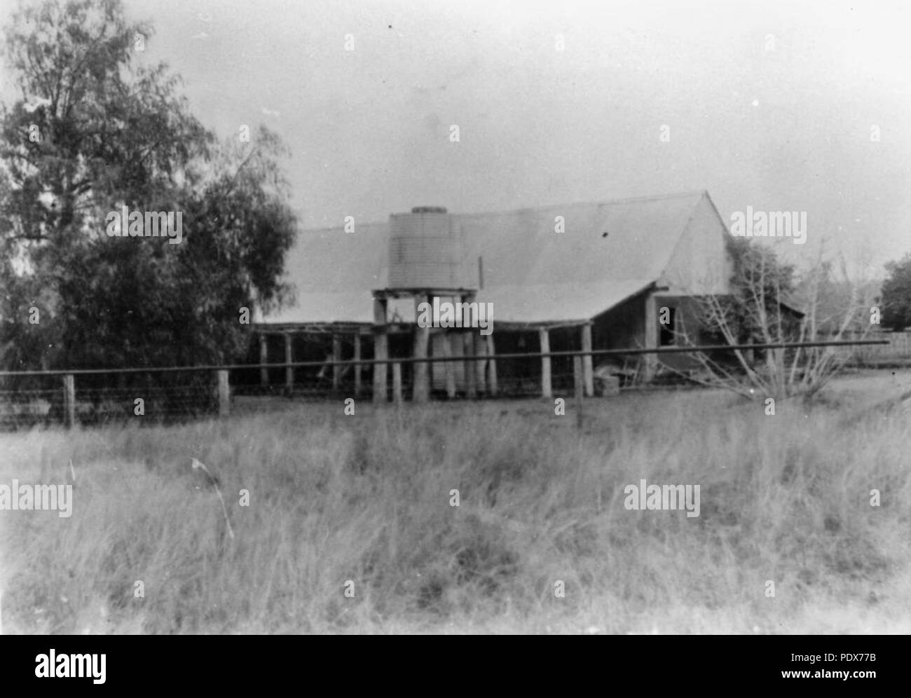 265 StateLibQld 1 40871 Coonambula Station, 1900 Stock Photo - Alamy