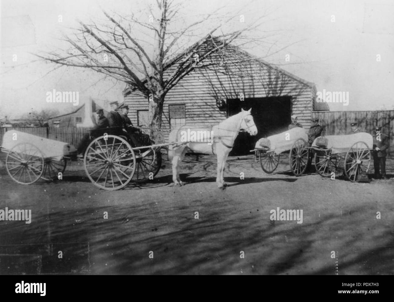 First ambulance Black and White Stock Photos & Images - Alamy