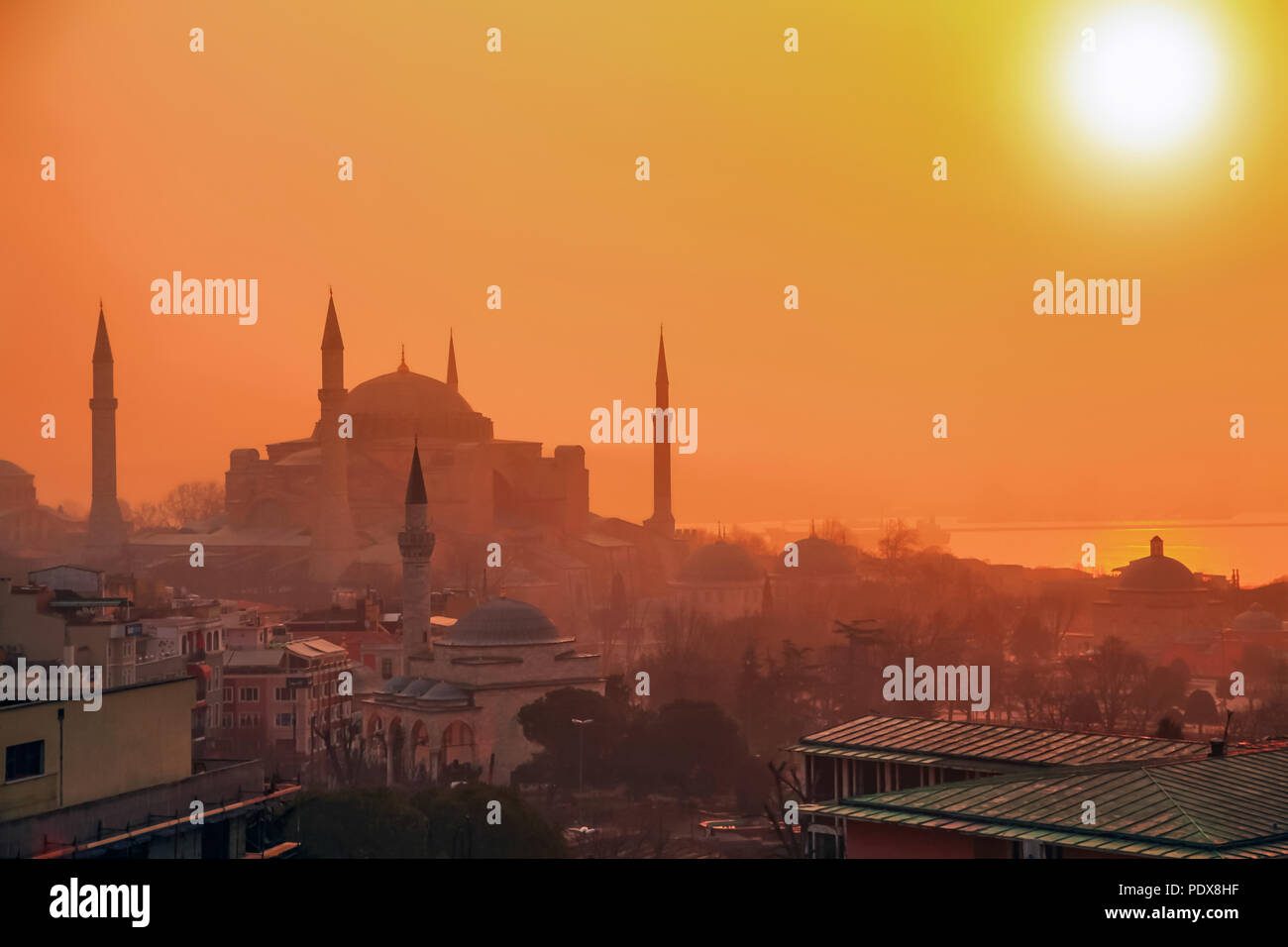 Hagia sophia sunrise istanbul turkey hi-res stock photography and ...