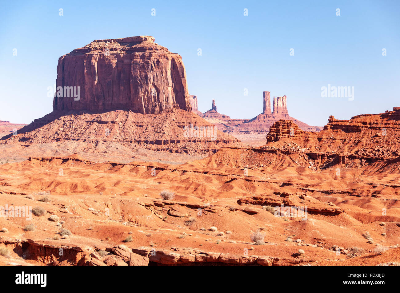 Monument Valley, Arizona/Utah Border Stock Photo - Alamy