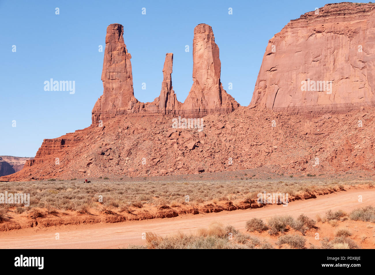 Monument Valley, Arizona/Utah Border Stock Photo - Alamy