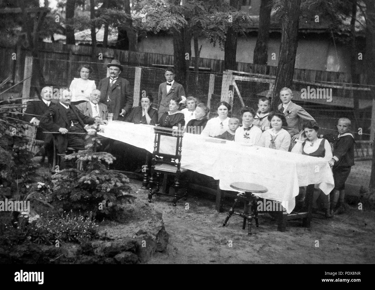 Green garden vintage Black and White Stock Photos & Images - Alamy