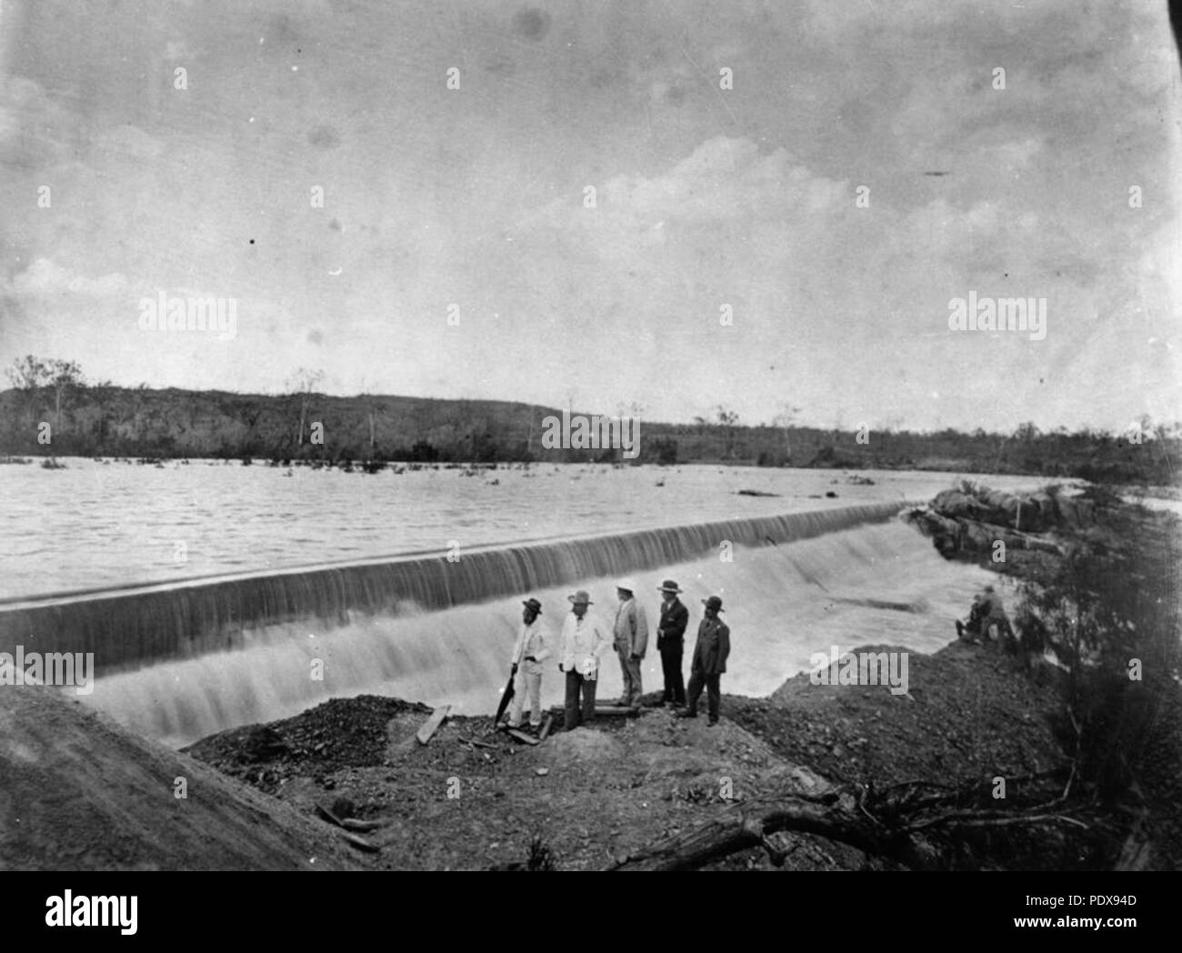 Weir towers Black and White Stock Photos & Images - Alamy