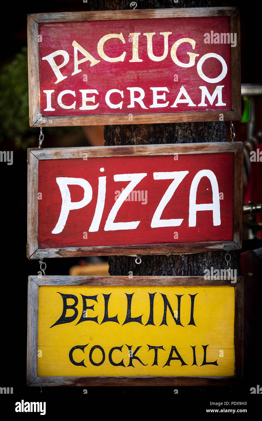 Ice Cream Signage High Resolution Stock Photography and Images - Alamy