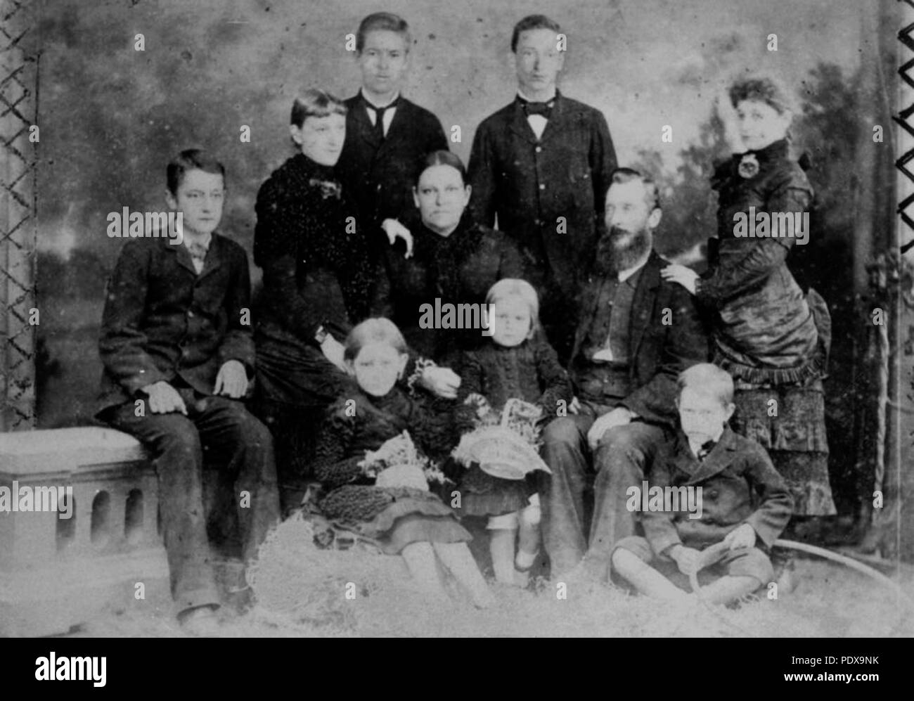 The stewart family Black and White Stock Photos & Images - Alamy