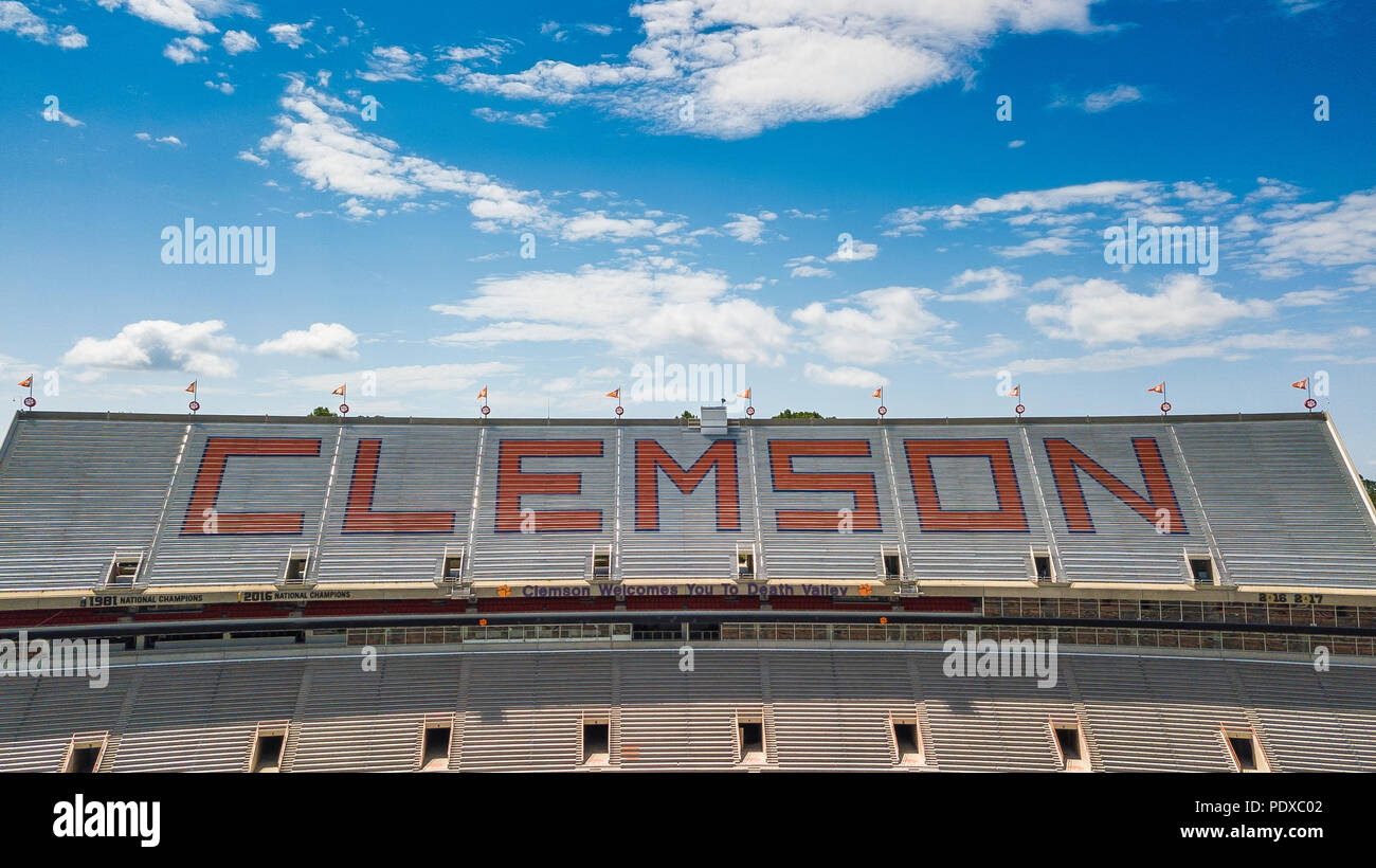 Clemson, South Carolina, USA. 9th August, 2018. Frank Howard Field at ...