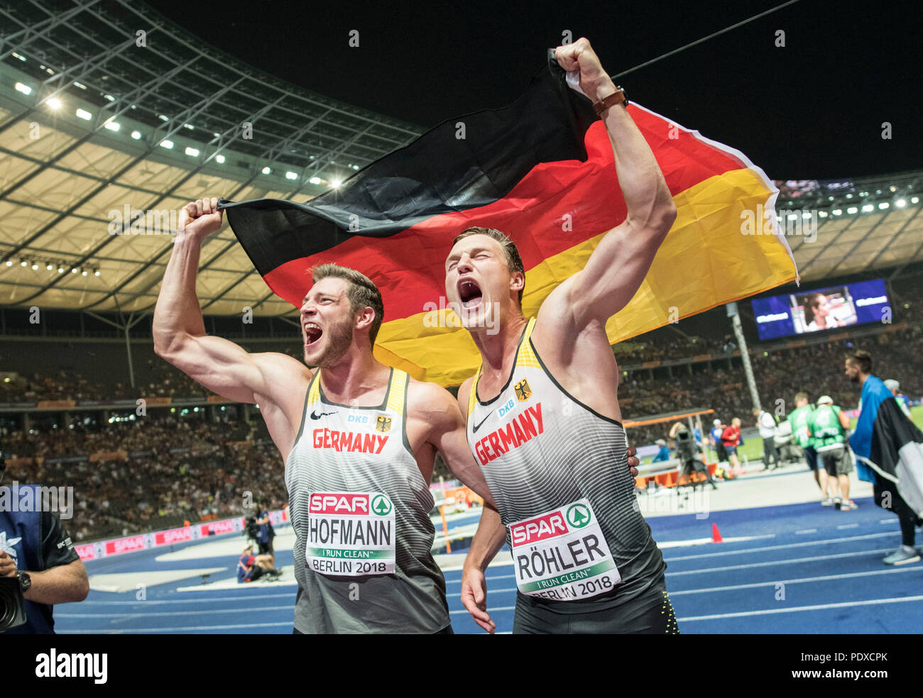 Berlin, Deutschland. 09th Aug, 2018. jubilation winner Thomas ROEHLER ...