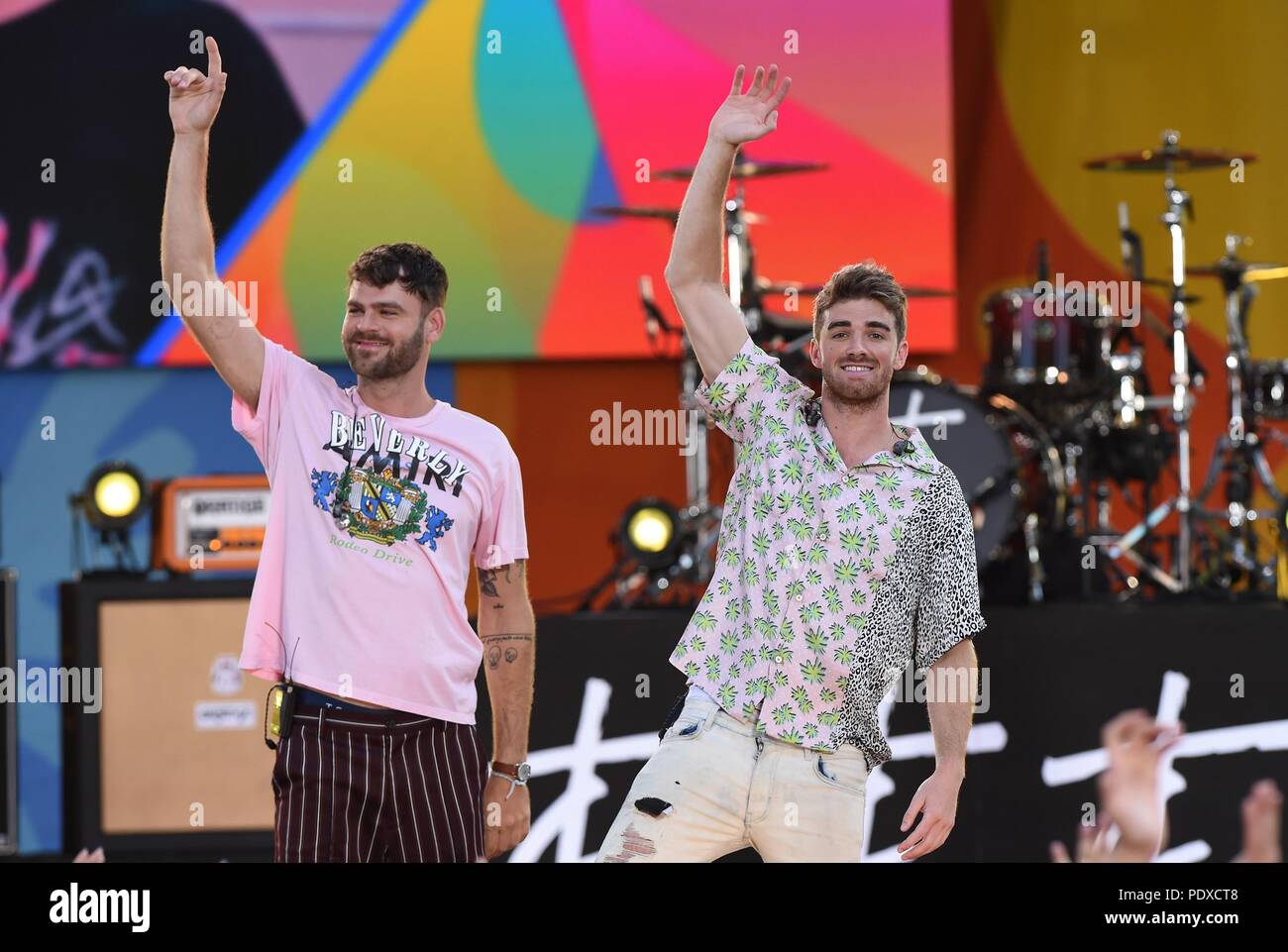New York, NY, USA. 10th Aug, 2018. Alex Pall, Drew Taggart, The ...