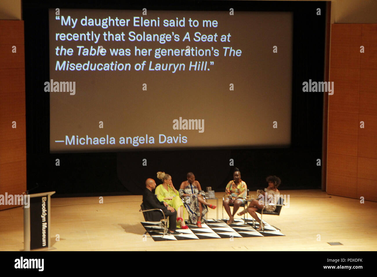 Brooklyn, New York, USA. 9th Aug, 2018. (L-R) Writers & Editors Emil ...