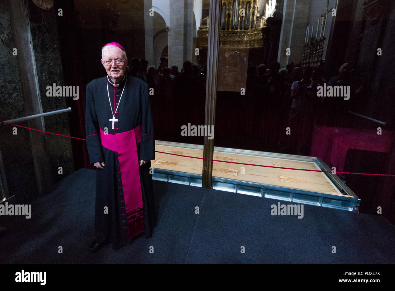 Torino, Italy. 10th August 2018. Archbishop of Turin Cesare Nosiglia ...