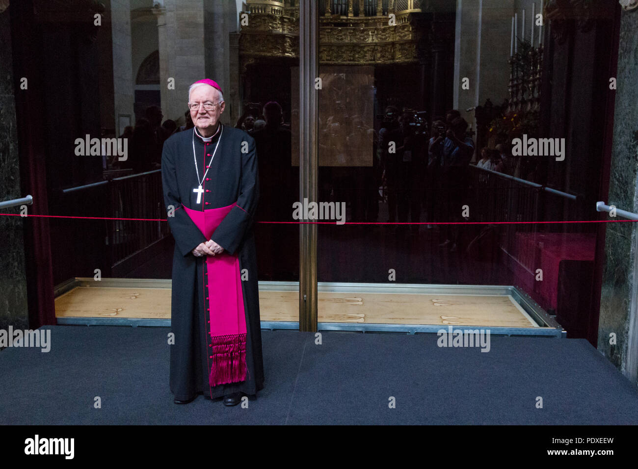 Torino, Italy. 10th August 2018. Archbishop of Turin Cesare Nosiglia ...