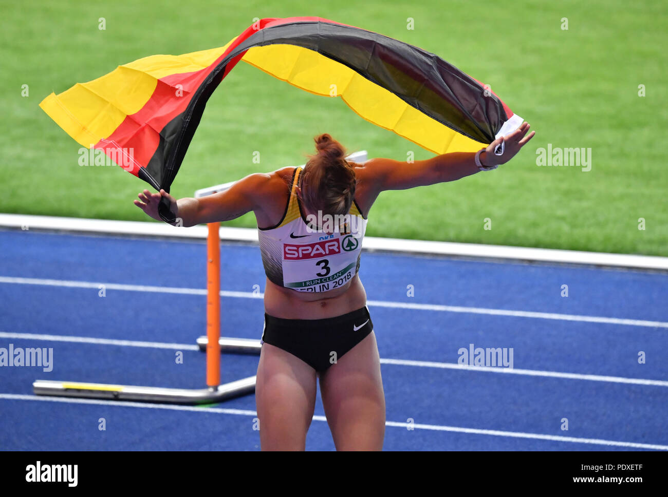 Heptathlon women 800m european championships hi-res stock photography ...