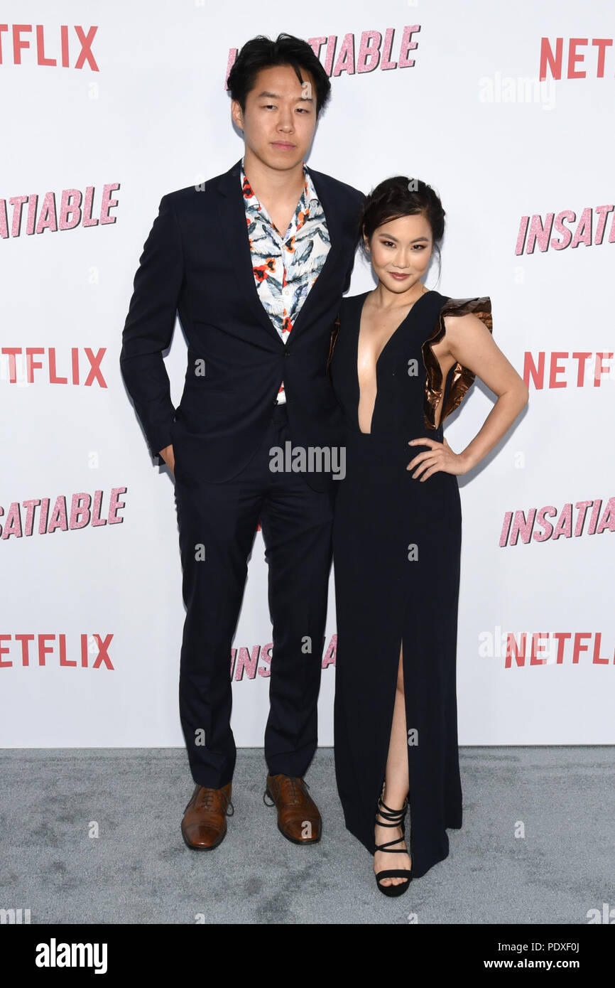 Hollywood, California, USA. 9th Aug, 2018. DANIEL KANG and IRENE CHOI ...