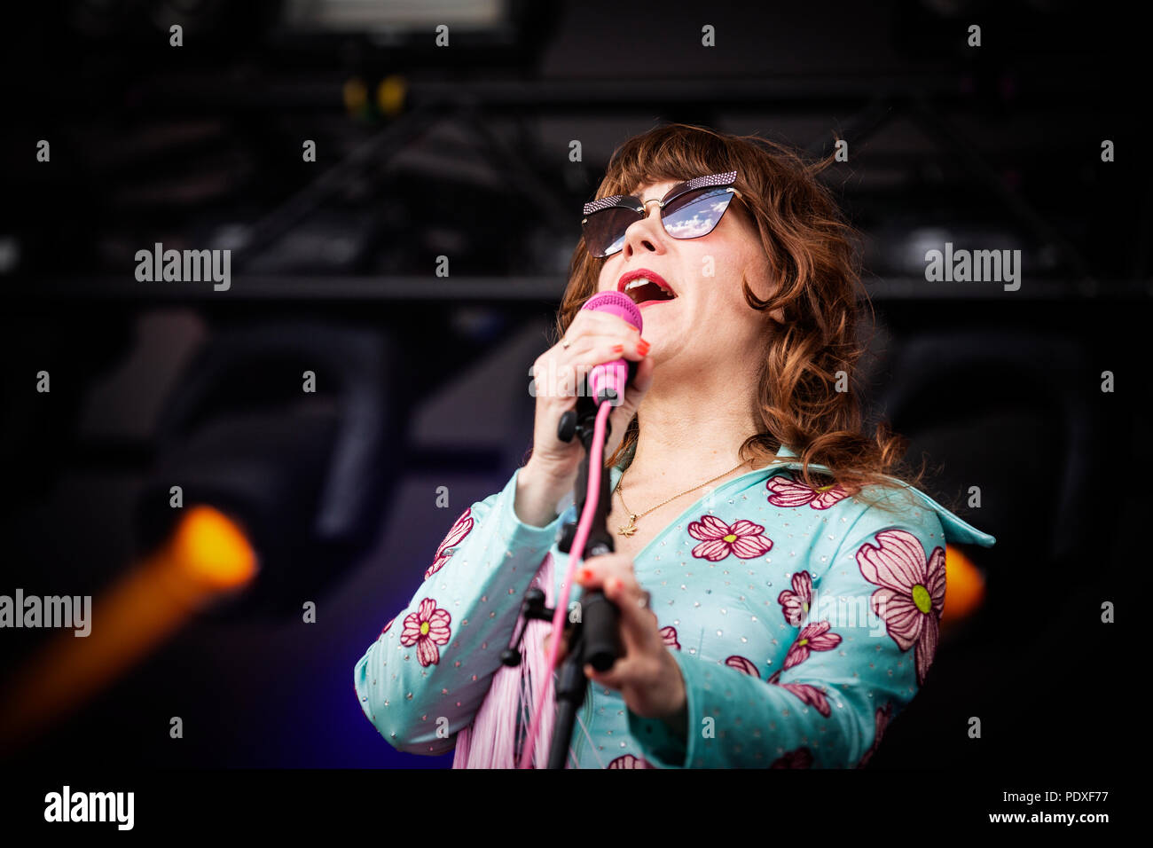Denmark, Copenhagen - August 10, 2018. The American singer, songwriter ...