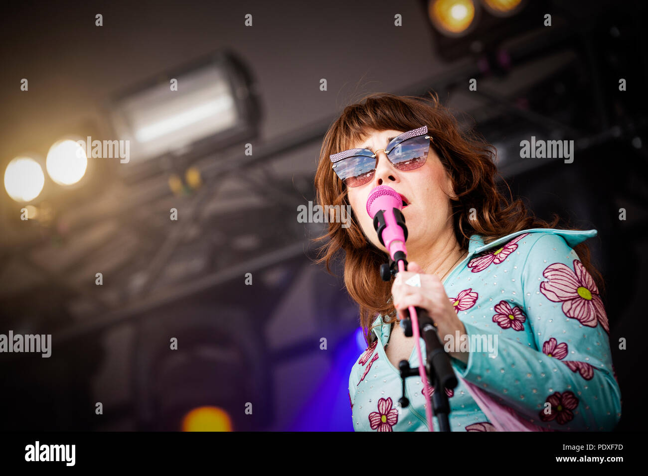 Denmark, Copenhagen - August 10, 2018. The American singer, songwriter ...