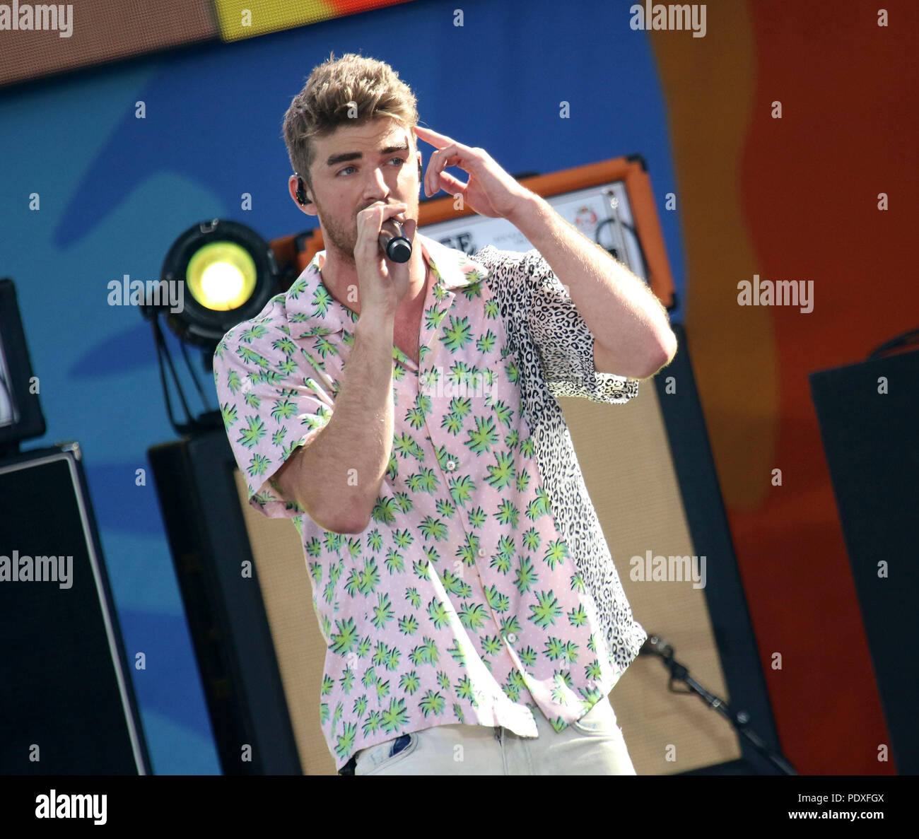 New York City, New York, USA. 10th Aug, 2018. ANDREW TAGGART from 'The ...