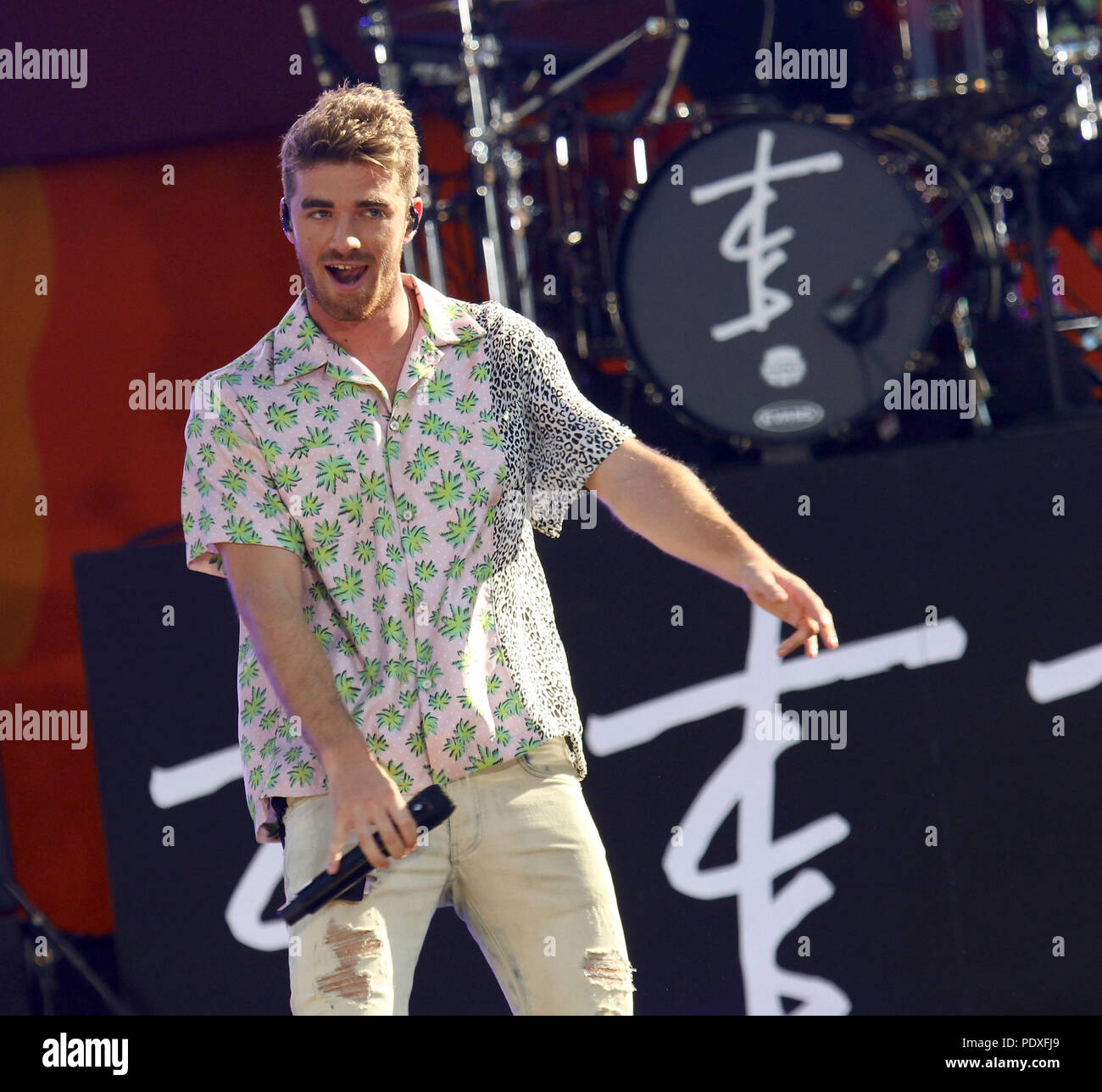New York City, New York, USA. 10th Aug, 2018. ANDREW TAGGART from 'The ...