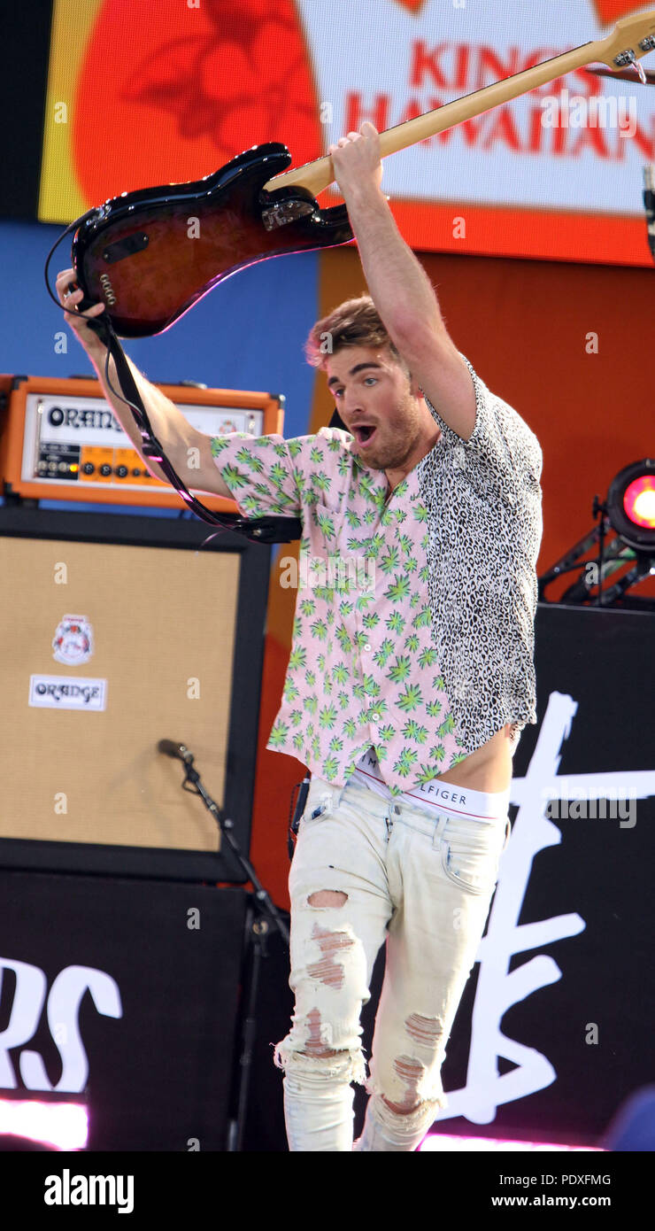 New York City, New York, USA. 10th Aug, 2018. ANDREW TAGGART from 'The ...