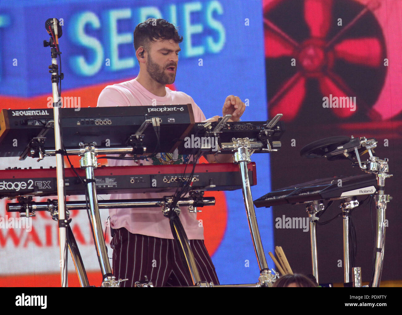 New York City, New York, USA. 10th Aug, 2018. ALEX PALL from 'The ...