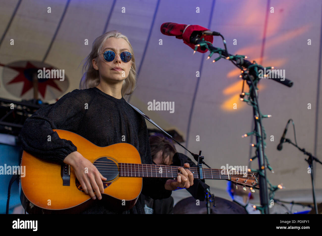 Denmark, Copenhagen - August 10, 2018. The American singer, songwriter ...