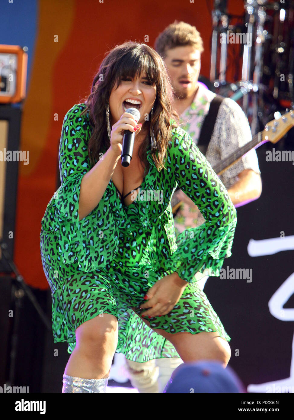 New York City, New York, USA. 10th Aug, 2018. Singer EMILY WARREN ...