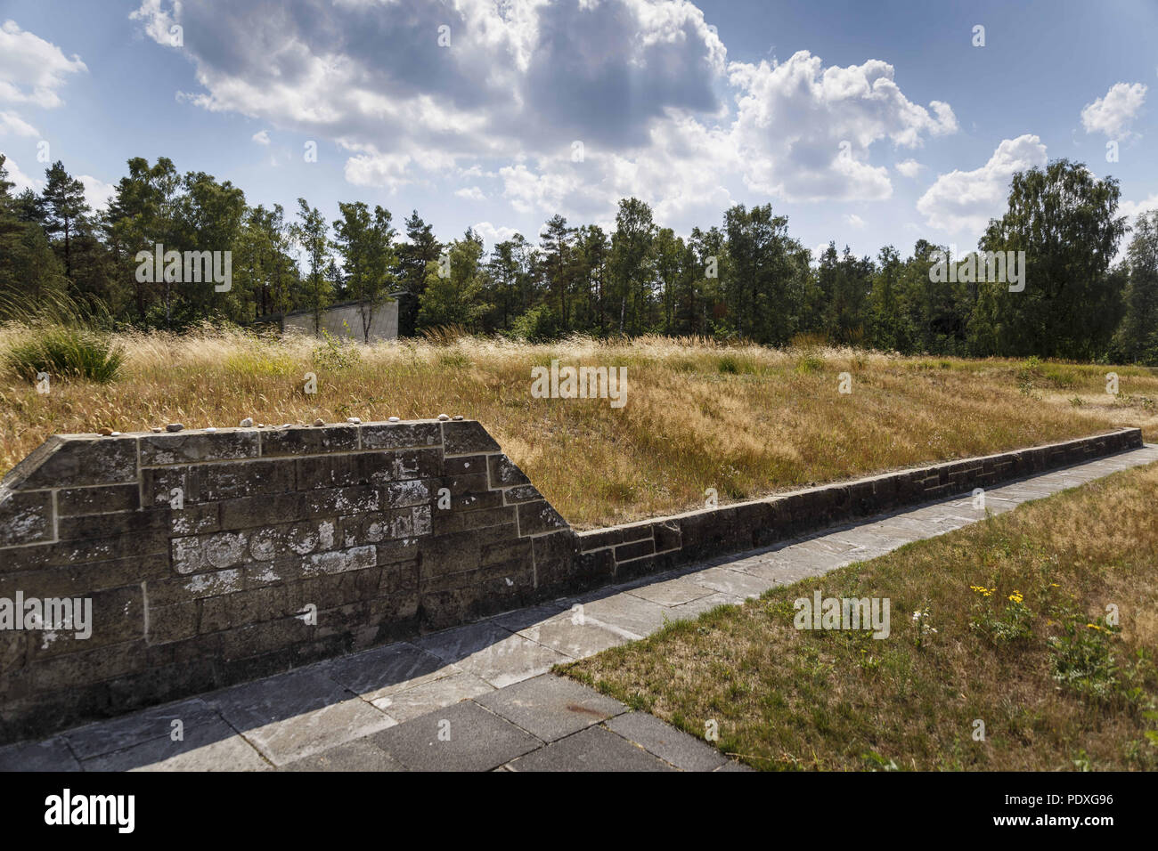 August 10, 2018 - Belsen, Lower-Saxony, Germany - The memorial Bergen ...