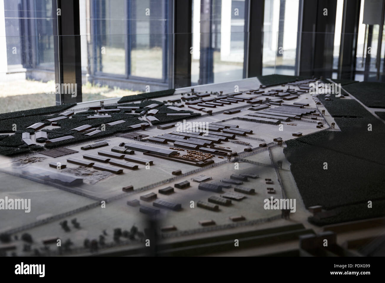 August 10, 2018 - Belsen, Lower-Saxony, Germany - The memorial Bergen ...