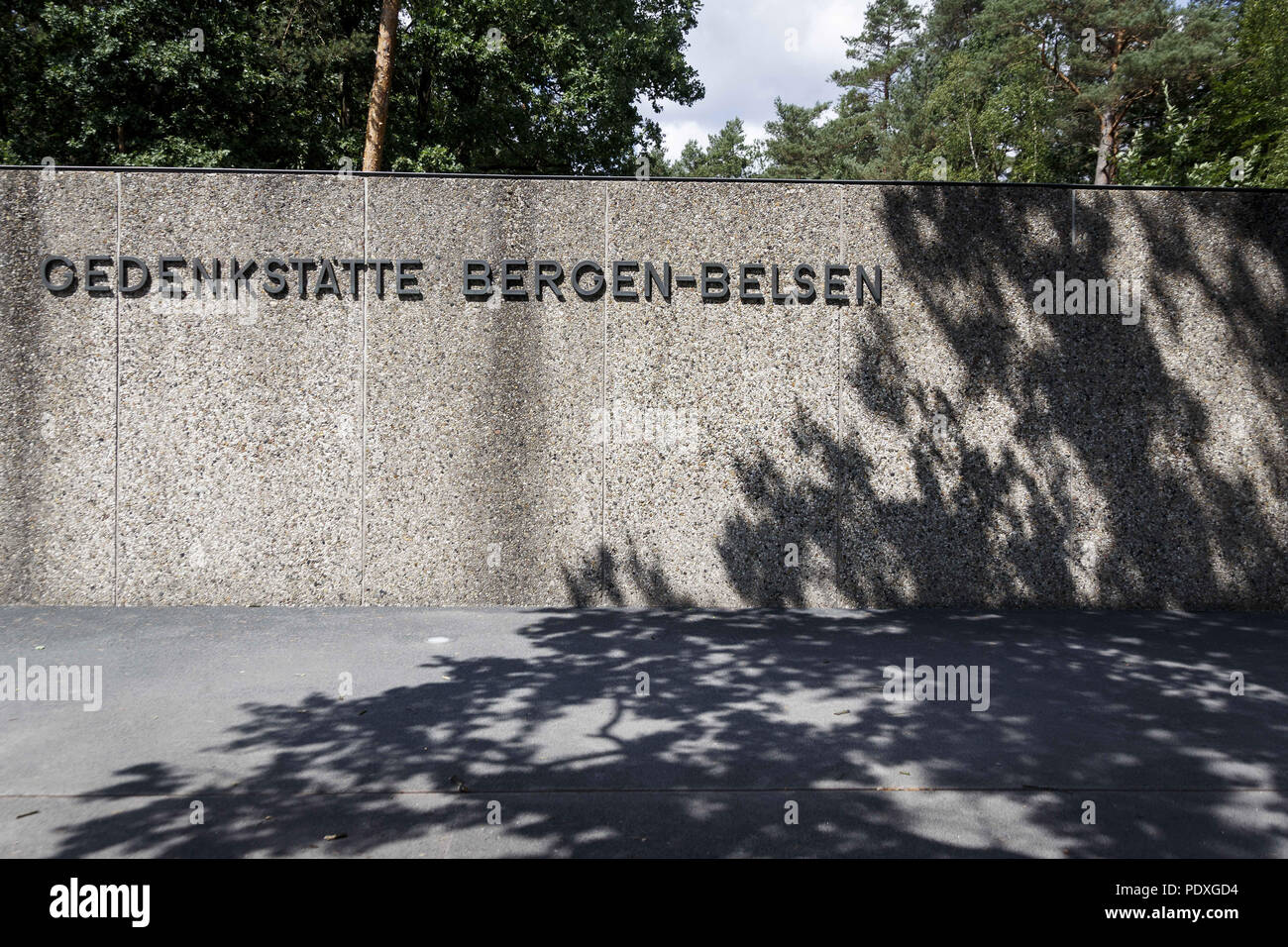 August 10, 2018 - Belsen, Lower-Saxony, Germany - The memorial Bergen ...