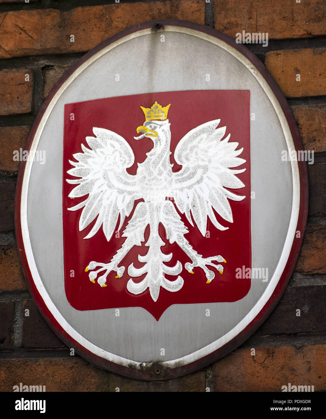 Krakow, Poland. 20th Mar, 2018. Coat of arms of Poland. The coat of ...