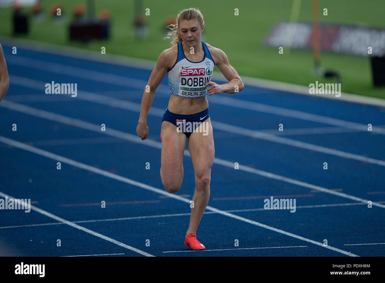 Berlin, Germany, 10 Aug 2018. Beth DOBBIN (Great Britain) competes ...