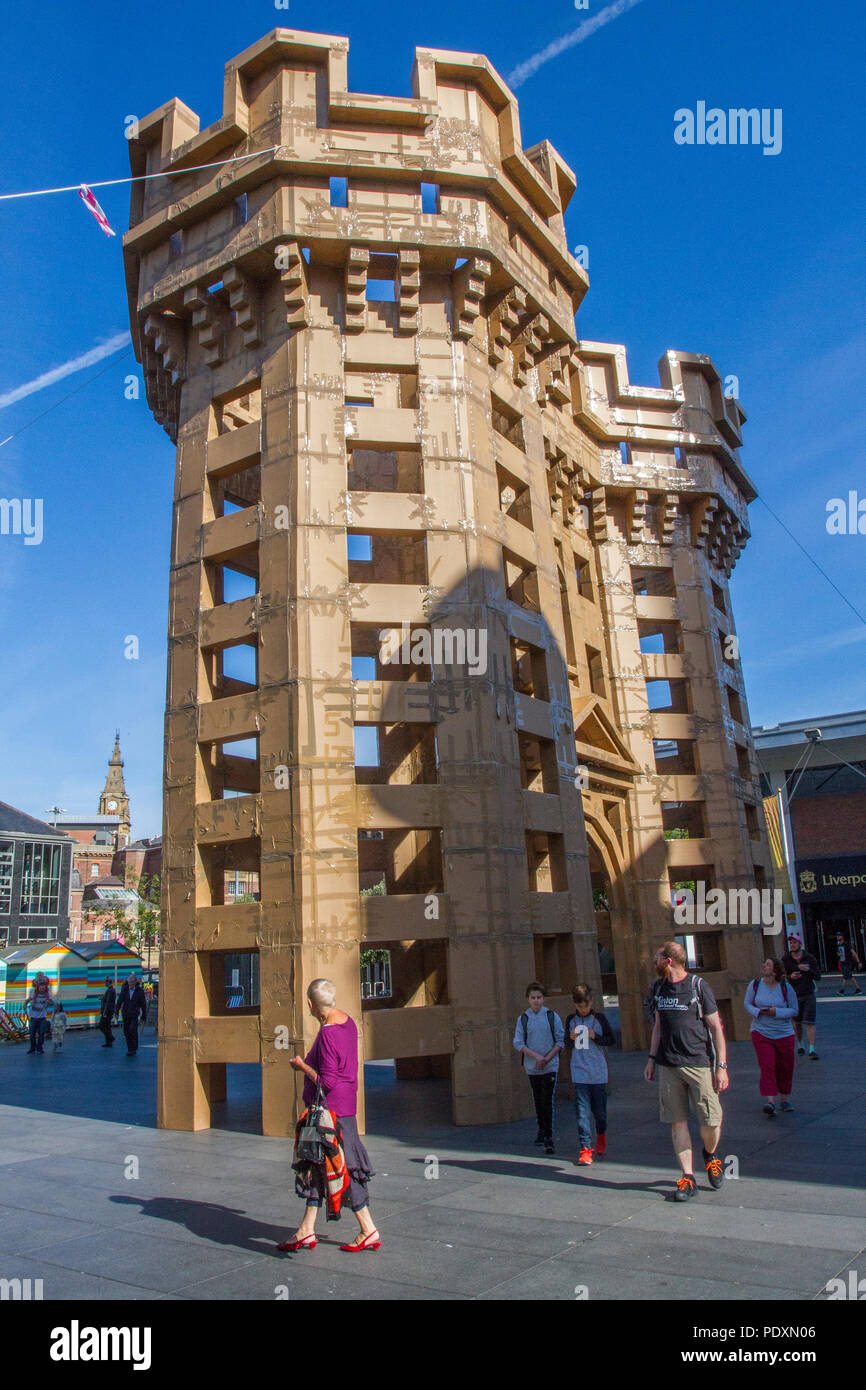 Upcycled cardboard Models, Turrets & Towers in Liverpool, Merseyside ...