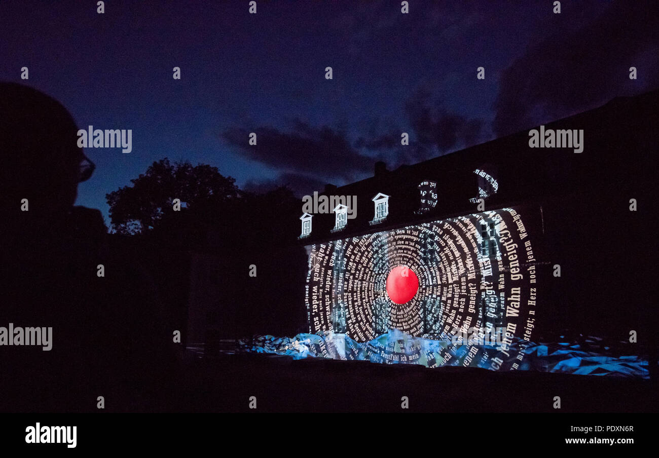 Weimar, Germany. 10th Aug, 2018. The multi-media art installation ...