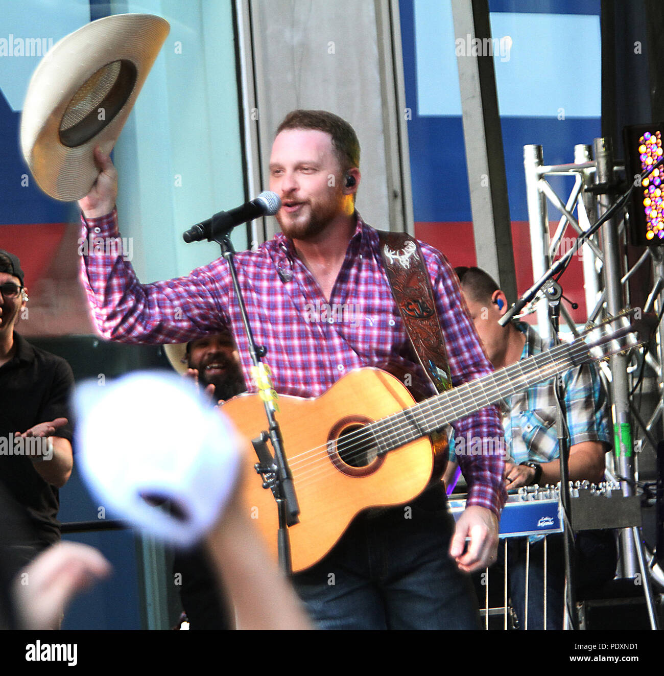 NEW YORK, NY August 10: Cody Johnson performs on Fox & Friends All ...