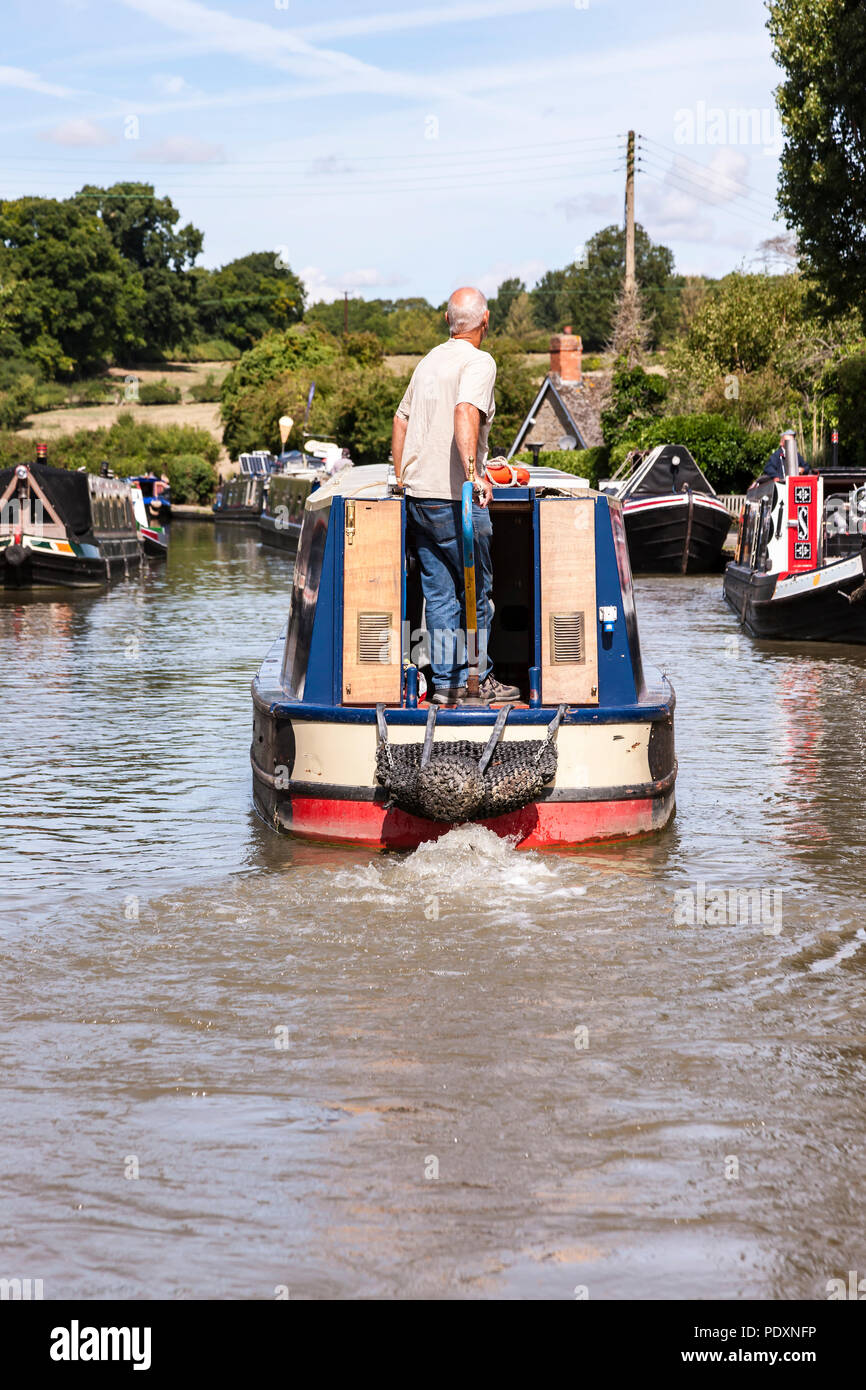 Stoke Bruerne. Northamptonshire. U.K. Weather. 11th August 2018. A ...