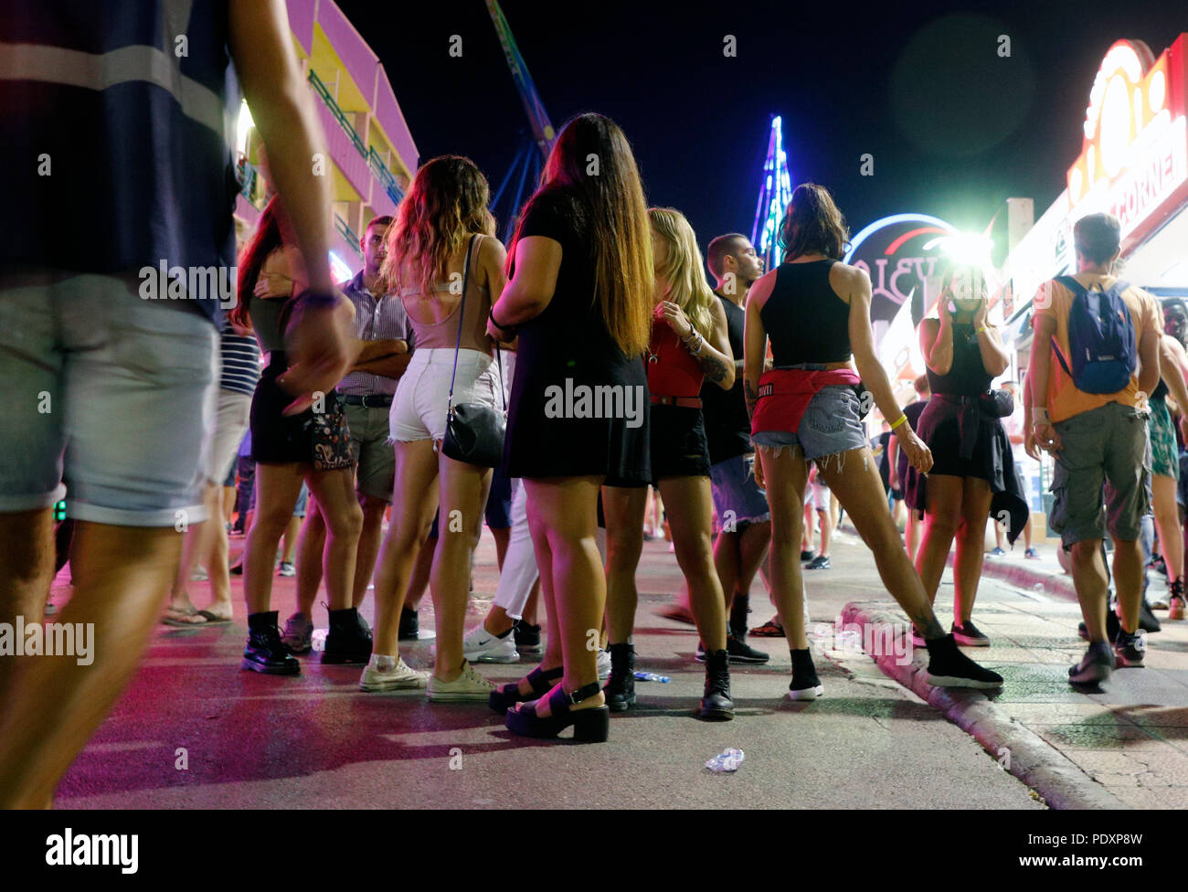 Magaluf strip hi-res stock photography and images - Alamy