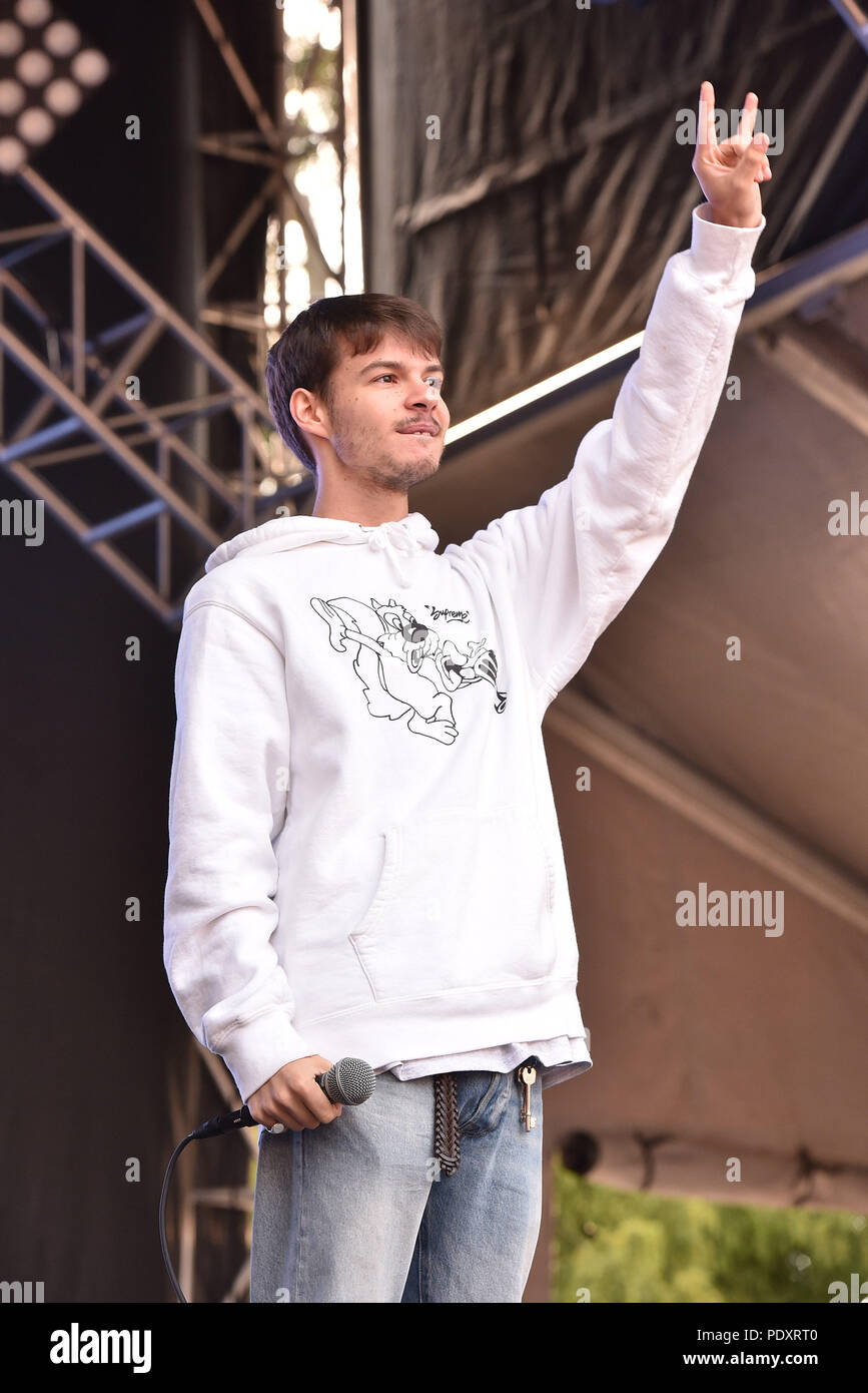 San Francisco, Ca. 10th Aug, 2018. Rex Orange County aka Alex O'Connor ...