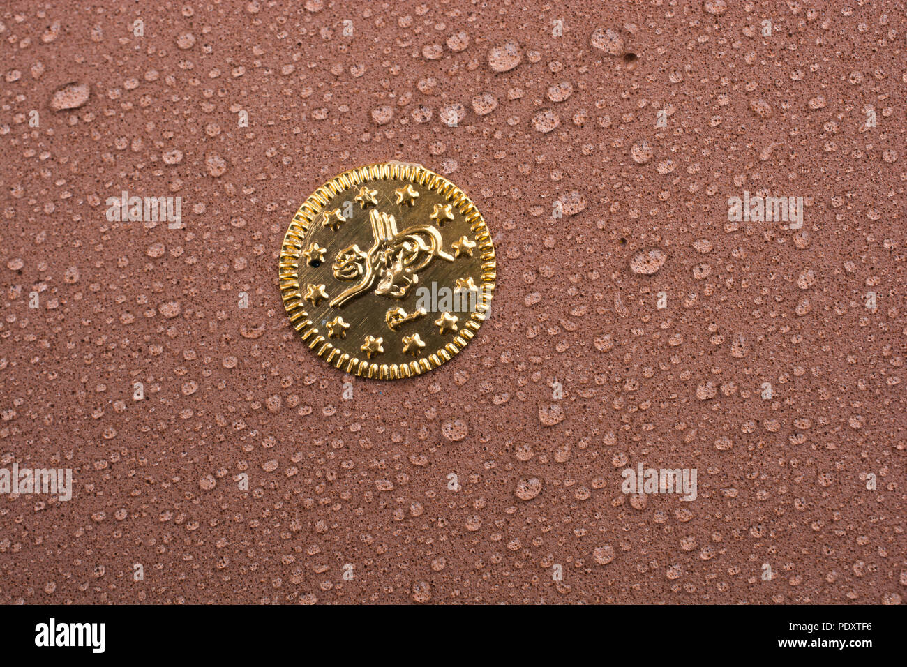 Fake gold coin hi-res stock photography and images - Alamy