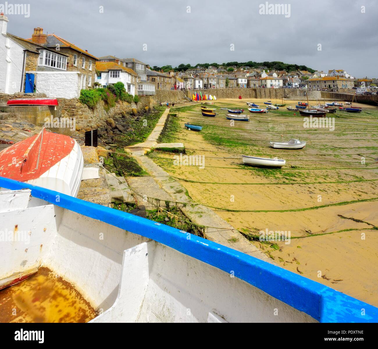 Mousehole, fishing village,Cornwall,England,UK Stock Photo - Alamy